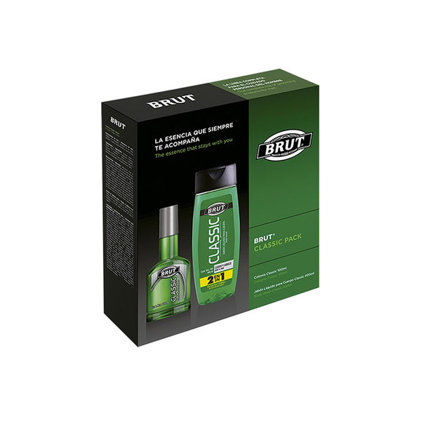 BRUT CLASSIC ESTUCHE COLONIA 100 ML JABON CORPORAL 400 ML | Preunic