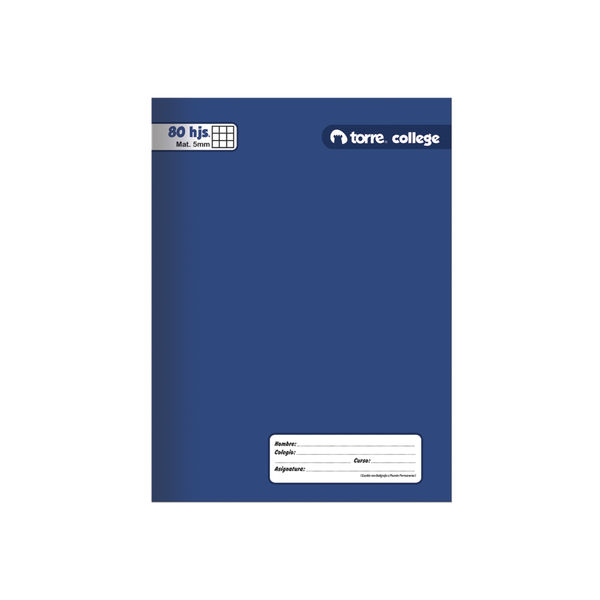 Cuaderno College de 80 hojas | Preunic