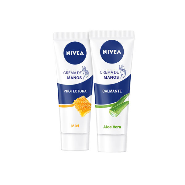 Crema de Manos NIVEA Miel Protectora 75ml + NIVEA Aloe Vera Calmante ...