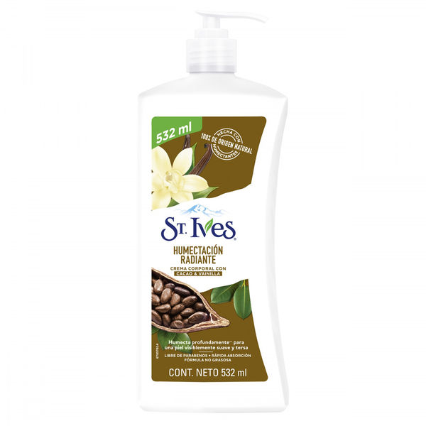 Crema Hidratante Corporal Cacao y Vainilla St. Ives | Preunic