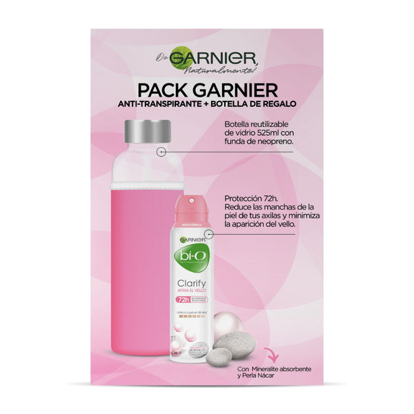 Pack Garnier Clarify + Botella | Preunic