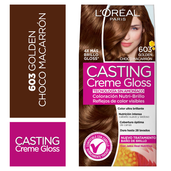 coloración casting creme gloss 610 café latte | Preunic
