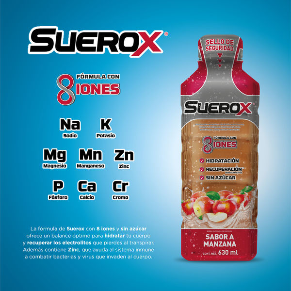 SUEROX Bebida Hidratante Manzana 630 ml | Preunic