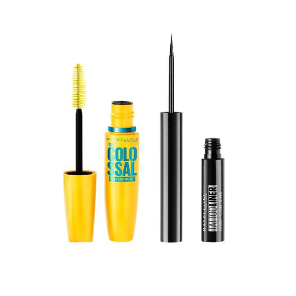 Pack Look Ojos Colossal + Tattoo Liquid Liner Maybelline | Preunic