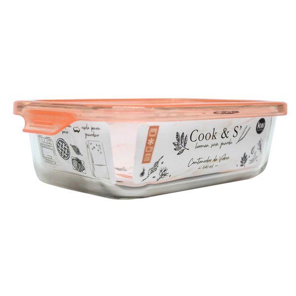 Recipiente Redondo Vidrio 650Ml C/Tapa | Preunic