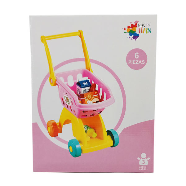 Carrito de Supermercado Rosa | Preunic