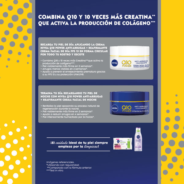 Estuche Nivea Rutina Q10 Anti-arrugas Día 50ml + Noche 50ml | Preunic