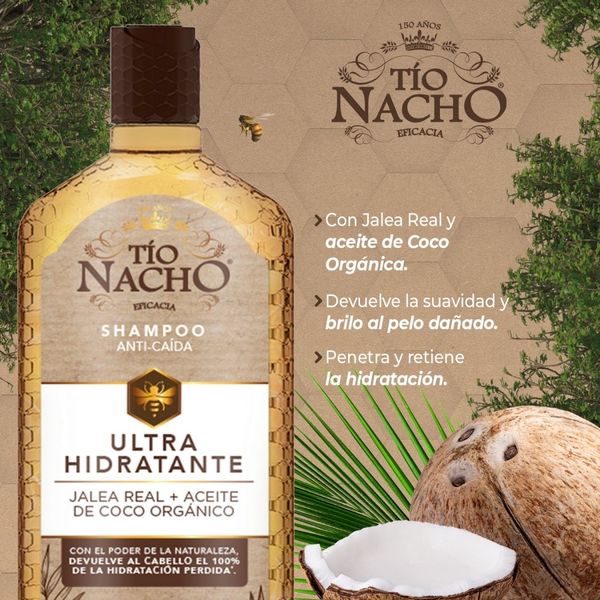 Shampoo Anticaída de Coco Ultrahidratante Tío Nacho | Preunic