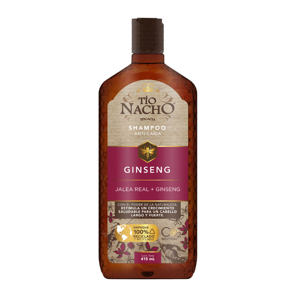 Tio Nacho Shampoo Ginseng X415Ml: Fortalece tu cabello con la poderosa ...