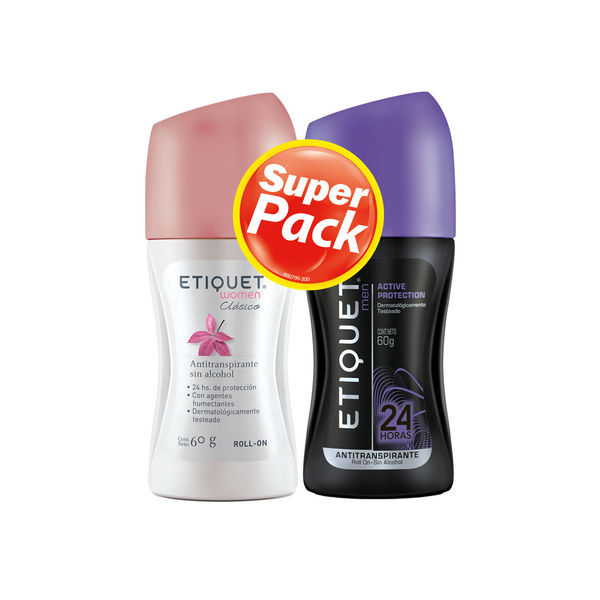 Pack Antitranspirante Roll On Active protection y clásico | Preunic