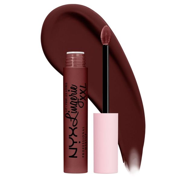 Labial Líquido NYX Lip Lingerie Matte XXL 16 Hrs. Deep Mesh