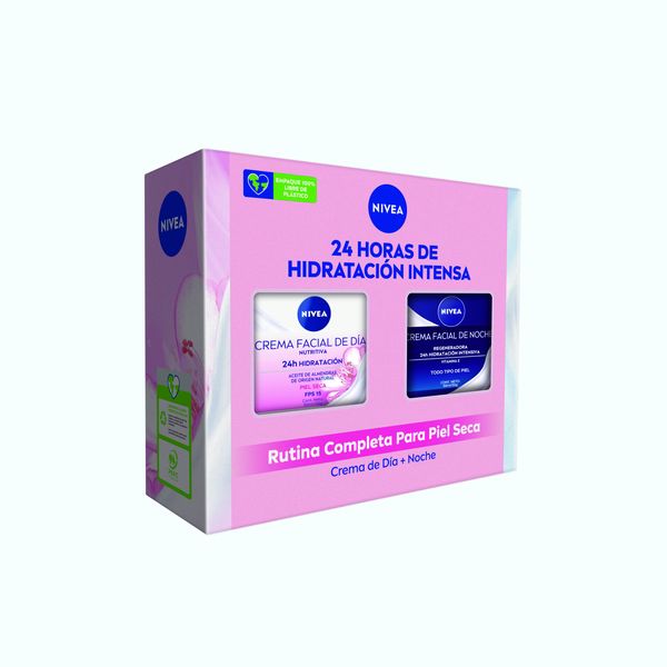 Estuche Crema Facial Essentials Piel Seca 50ml + Crema Regeneradora de ...