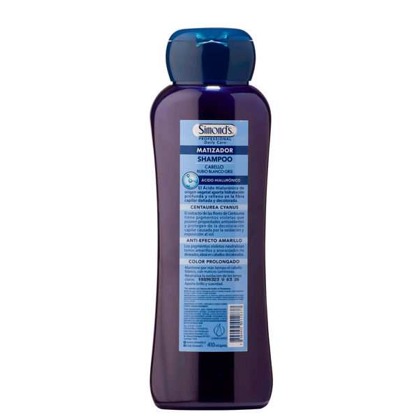 Shampoo Matizador Centaurea Hialuronico 410 Simonds