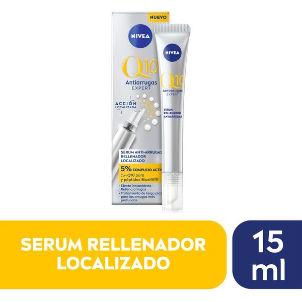 Serum Nivea Q10 Antiarrugas Expert 15 Ml - Reduce las arrugas y rejuvenece tu piel