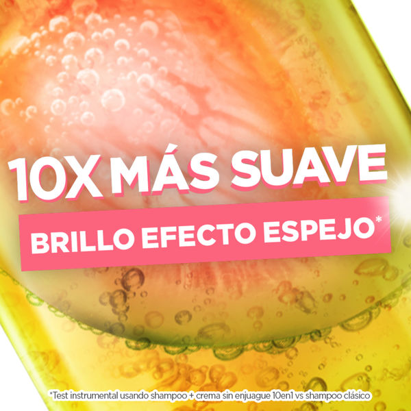 Tratamiento Agua Lamellar Keratin Glow Water Fructis Adiós Esponjado 180ml