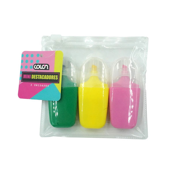 Set Lapiz Destacador Mini 4U Bts23 Preu Colon