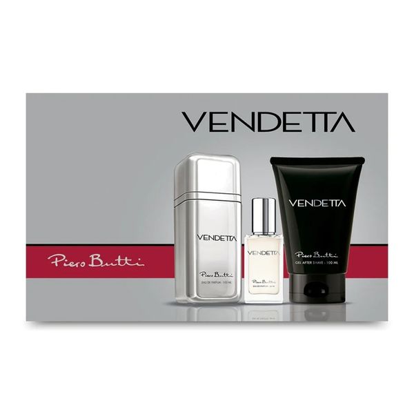 Set Perfume Vendetta Edp + Miniatura Y After Shave