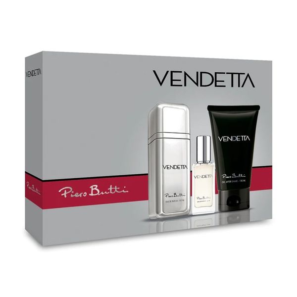 Set Perfume Vendetta Edp + Miniatura Y After Shave