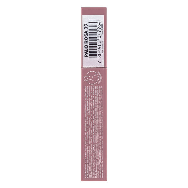 Labial Liquido Etienne Total Vinyl Larga Duracion Palo Rosa N°09